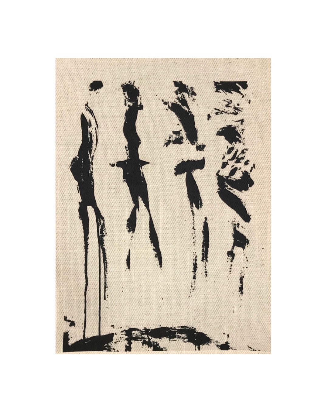 Art Linen Print 21x27 Cm / Original Artwork Printed on Linen / Abstract ...