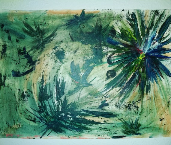 Original Acrylic Painting on A3 Paper 29.7 X 42 Cm / Hand | Etsy