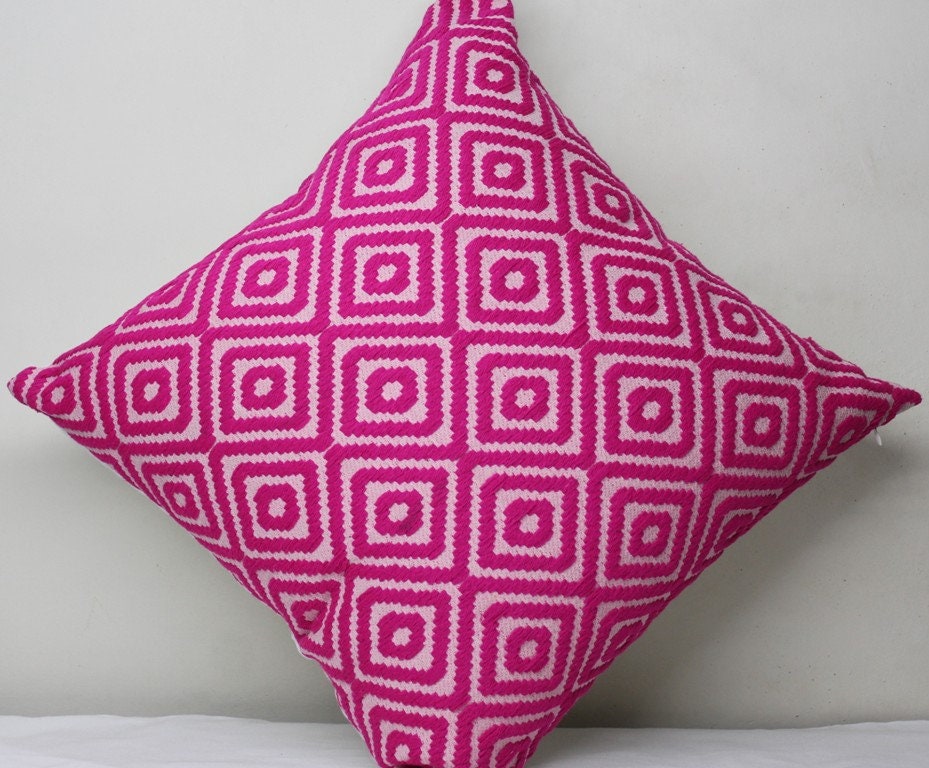 Preppy Pillows Magenta Pillow Cover Cushion Cover 20x20 - Etsy
