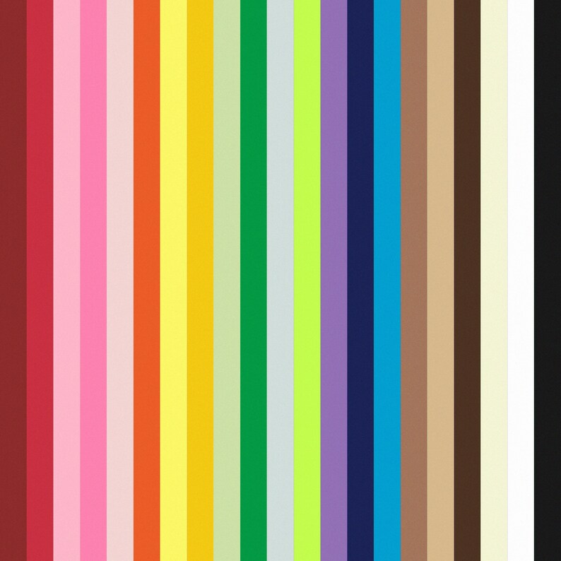 8" X 8" SQUARE 65 Lb Cardstock 100+ Sheets Rainbow Mix of Colors - 8x8 ...