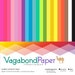 Cardstock 100 Sheets 21 Colors Bright Rainbow 8.5 X 11 Inch Sheets 65 ...