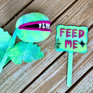 FEED ME Sign, Pre Order Wreath Attachment, Centerpiece Sign, Plant Sign ...