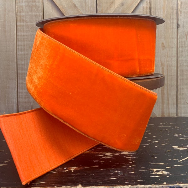 Orange Velvet - Etsy