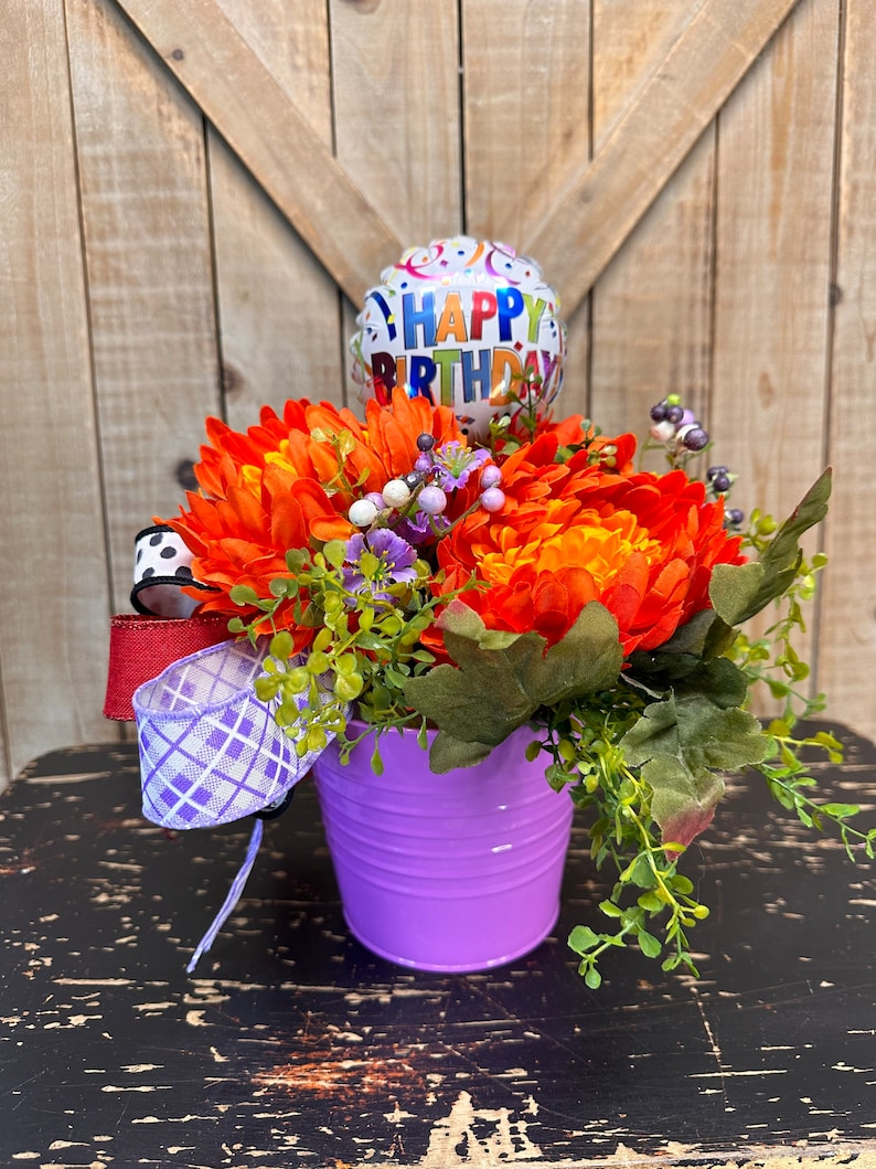 Happy Birthday Centerpiece Choice of One Handmade - Etsy
