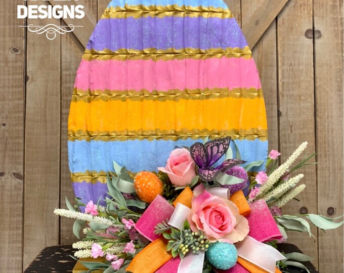 23” Large Easter Egg Centerpiece, Easter Decor, Spring Decor - Etsy