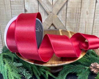 10 Yards, 3/4 Inch, Hot Pink Velvet Luster Wired Ribbon, Designer ...