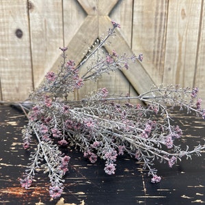 Wildflower Mauve Floral Bush, Floral Spray, Floral Greenery, 20 Inches ...