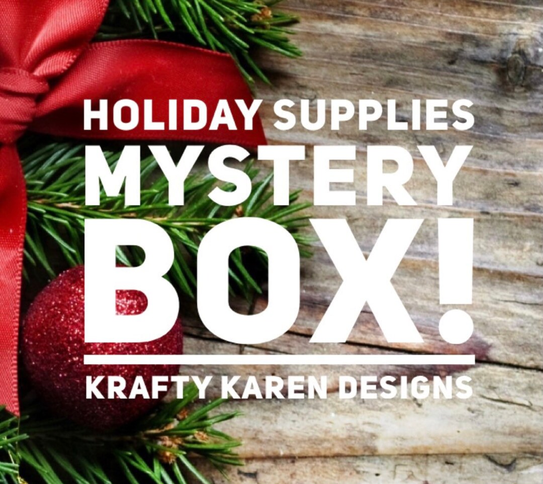 Holiday Mystery Box Premium Ribbon, Sprays, Craft Supplies, Etc. - Etsy