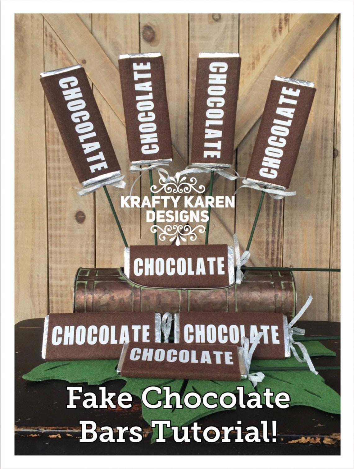 How to Video, Fake Chocolate Bar Tutorial, Fake Candy Making Video ...