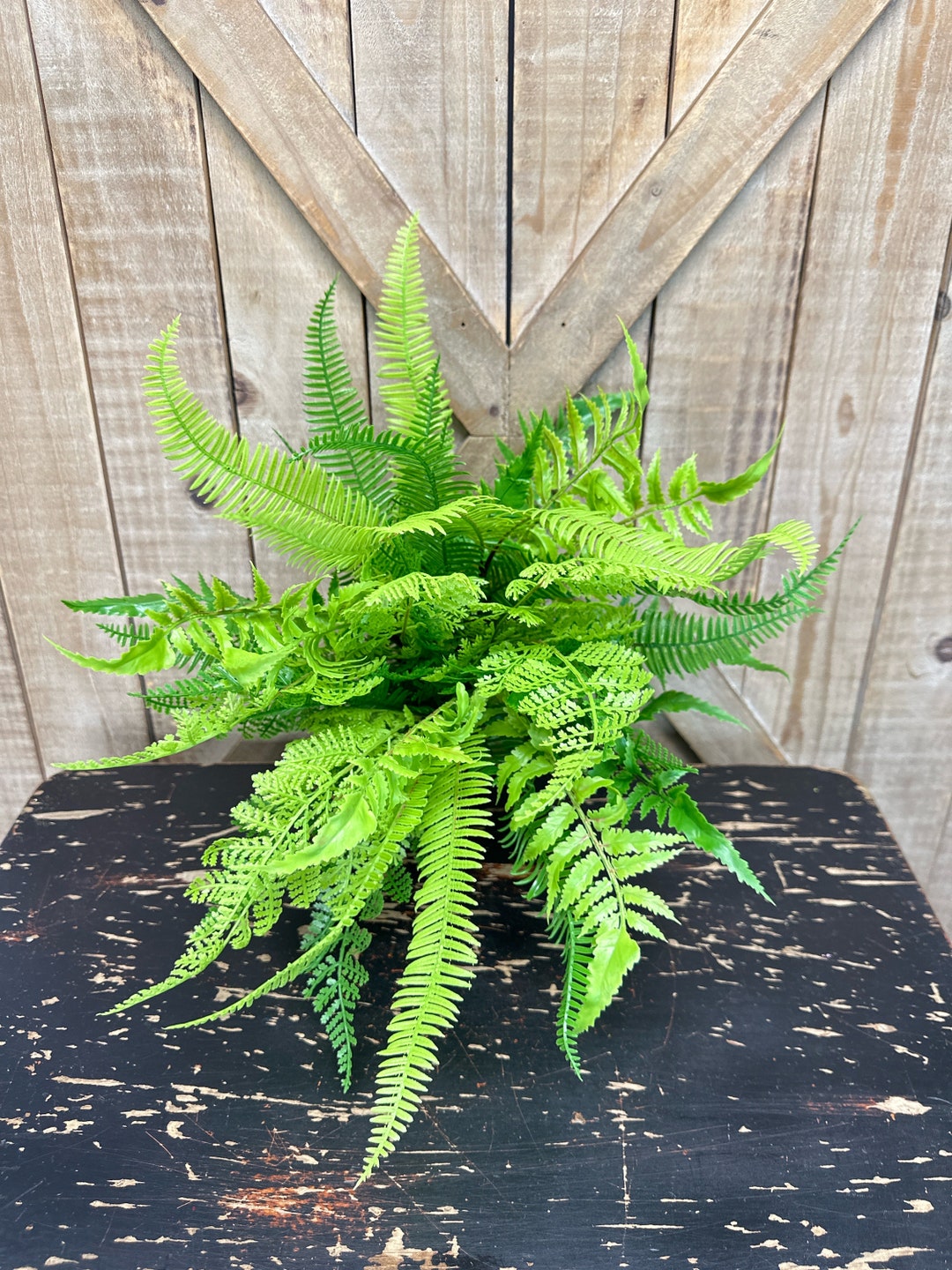 Natural Touch Mix Fern, Greenery, 20 Inches, Floral Greenery, Fake ...