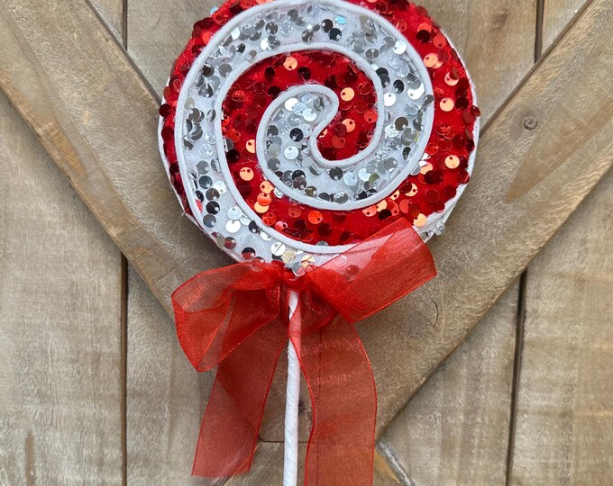 25 Inch,glitter and Sequin Ball Spray, Tree Decor, Wreath Attachment ...