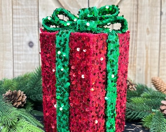 25 Inch,glitter and Sequin Ball Spray, Tree Decor, Wreath Attachment ...