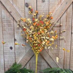 Fall Wildflower Floral Spray, 20 Inches, Floral Greenery - Etsy