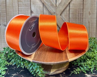 Farrisilk, 10 Yards, Bronze Sequin Shine Wired Ribbon, 2.5 Inch Ribbon ...