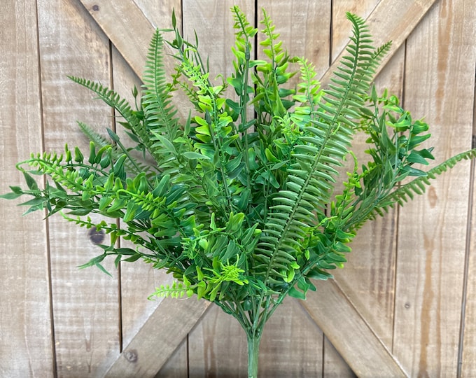 Cream Blossom Bush, Floral Spray, Greenery, 17 Inches, Fake Greenery - Etsy