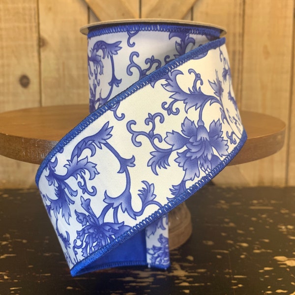 Blue White Ribbon - Etsy