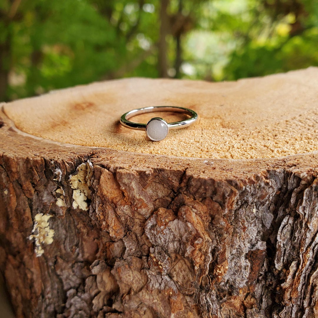 4mm Stacking Ring Breast Milk Jewelry Keepsake Jewelry - Etsy
