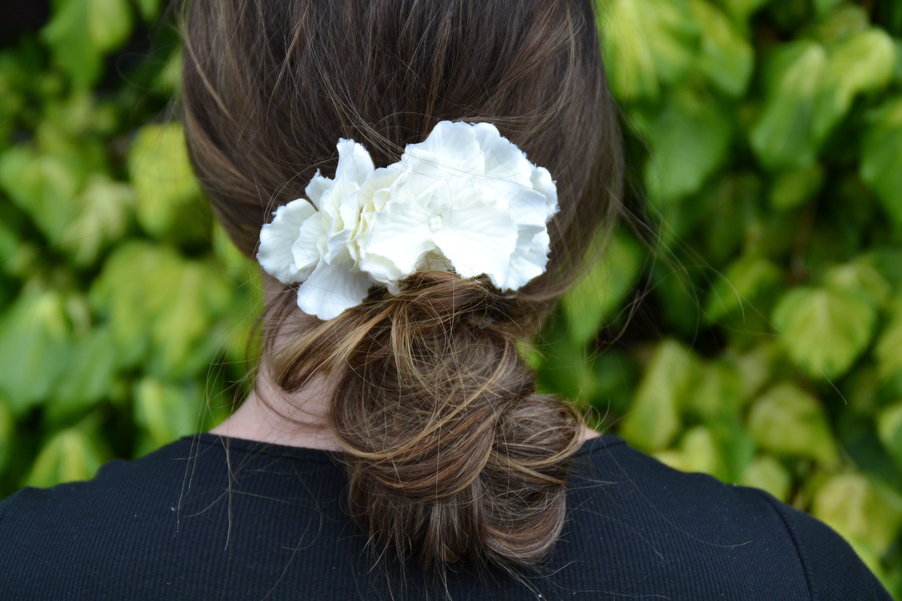 Olivia Stunning Creamy Hydrangea Hair Comb - Etsy