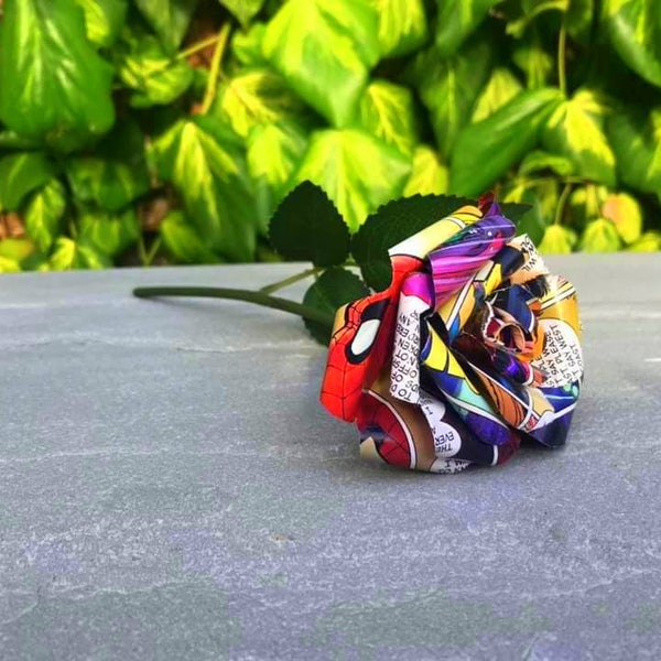Comic Book Roses - Etsy UK