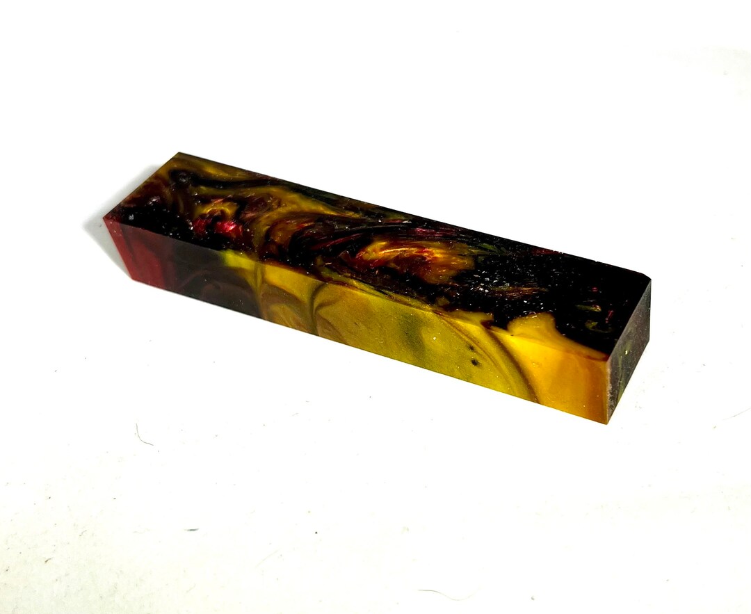 Fall Colors Alumilite Resin Pen Blank, Resin Art, Custom Poured, Work ...