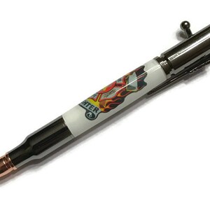 Firefighter Badge Bolt Action Pen, Firefighter Gifts, Firefighter ...
