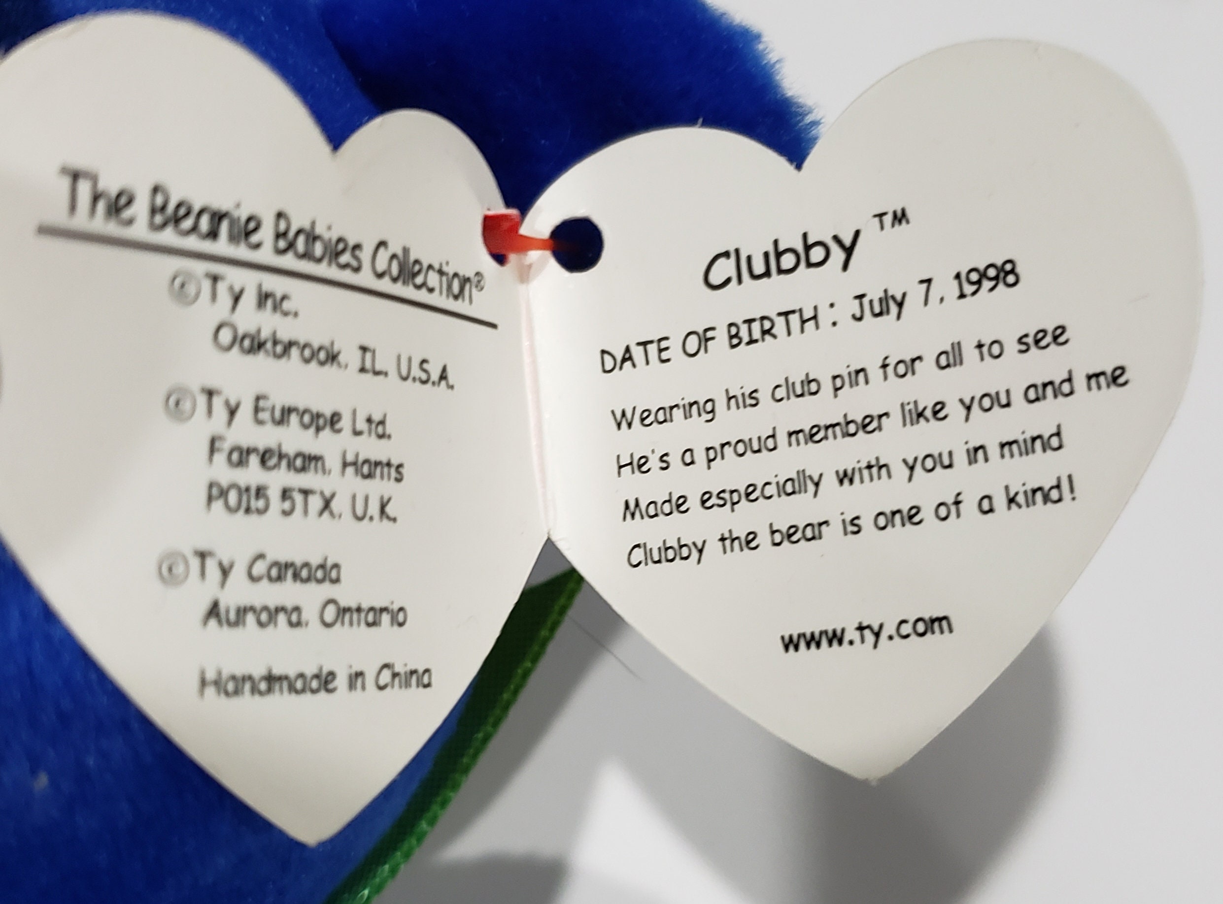 Clubby Ty Beanie Baby - Etsy