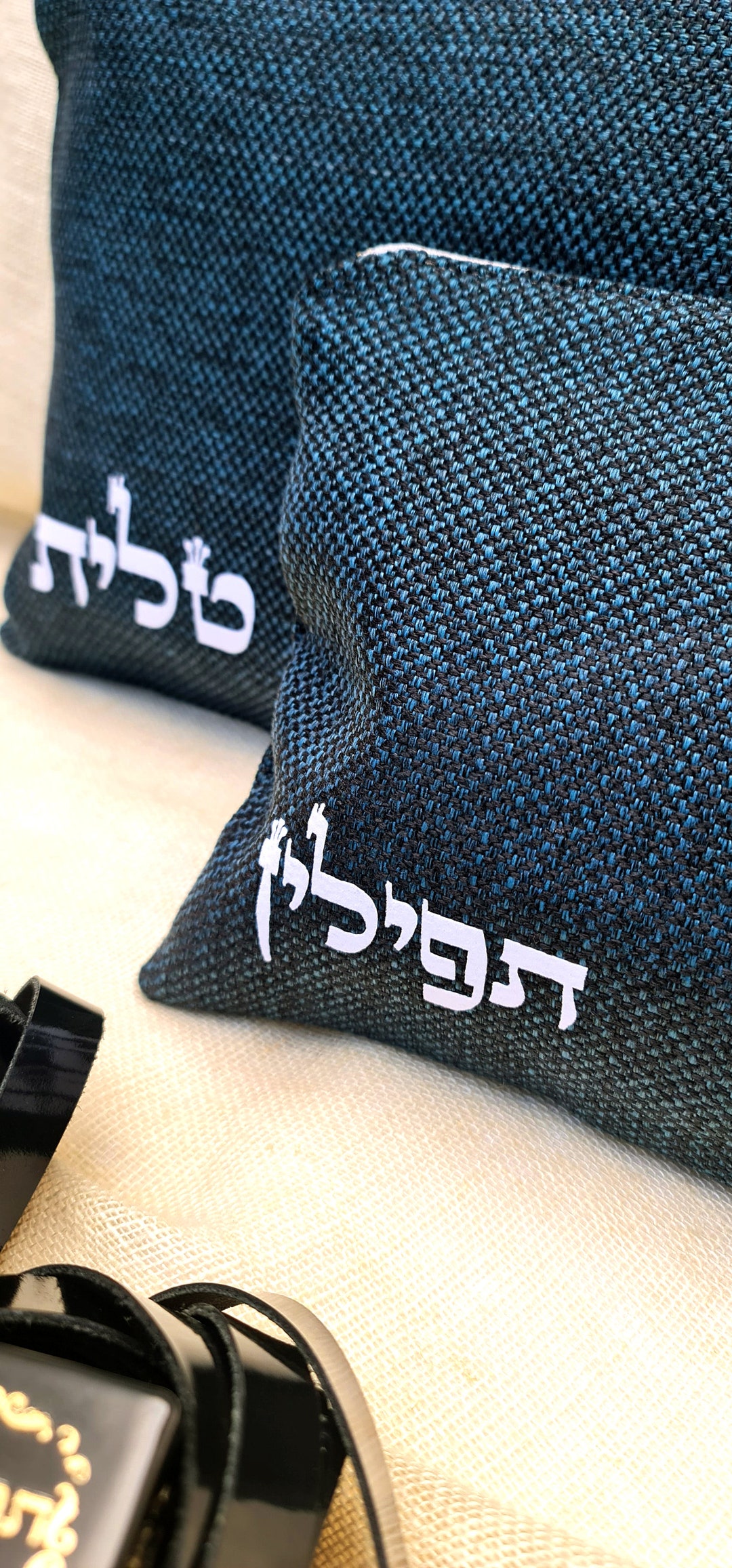 Set of Tallit and Tefillin Cases, Teffillin Bag, Tallit Teffillin Bags ...