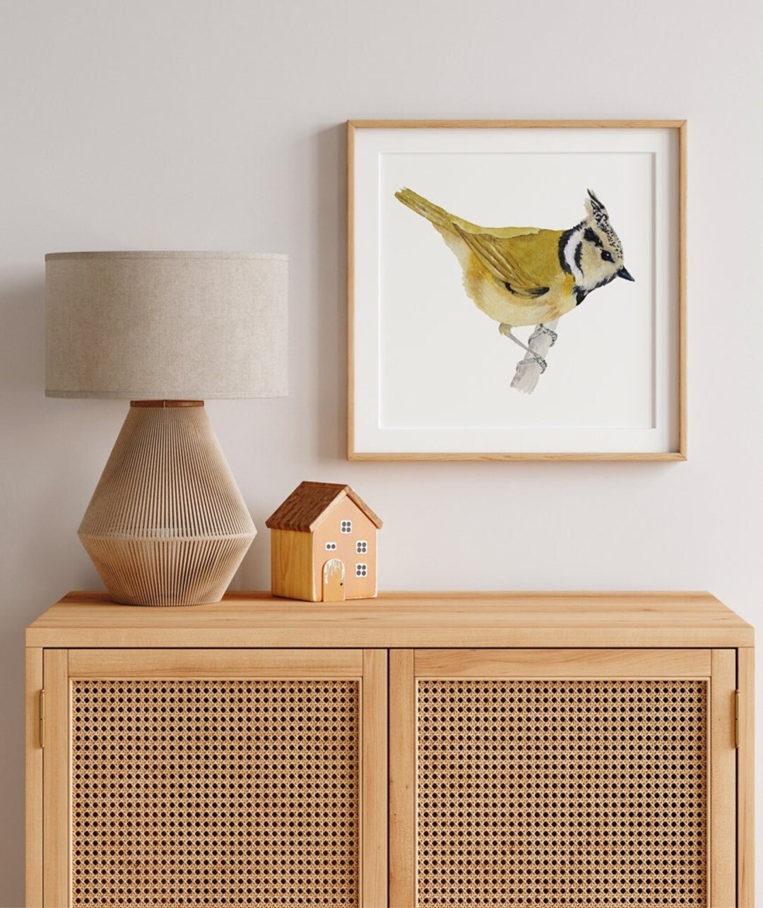 Fine Art Bird Print Watercolor Bird Painting Yellow Bird - Etsy