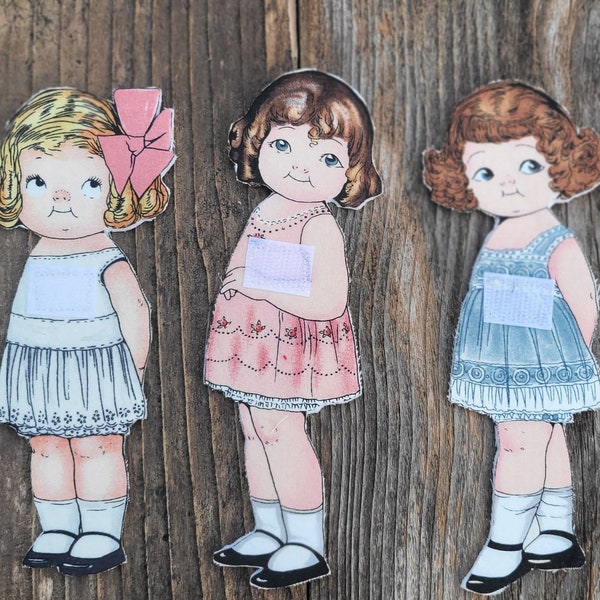 Vintage Paper Dolls - Etsy
