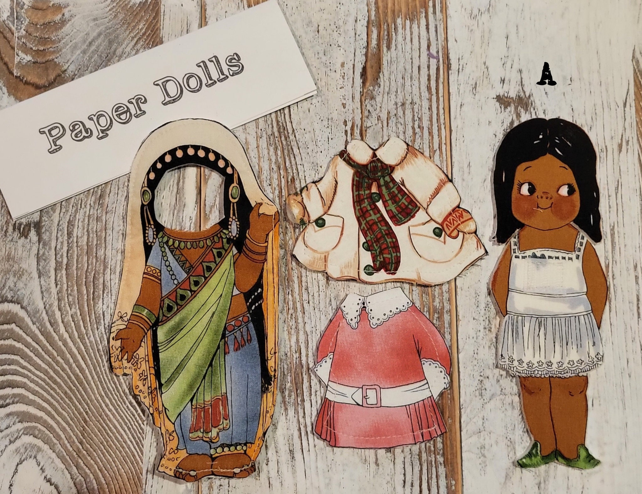 Paper Dolls, Fabric Paper Doll, Vintage Paper Dolls, Velcro Paper Dolls ...