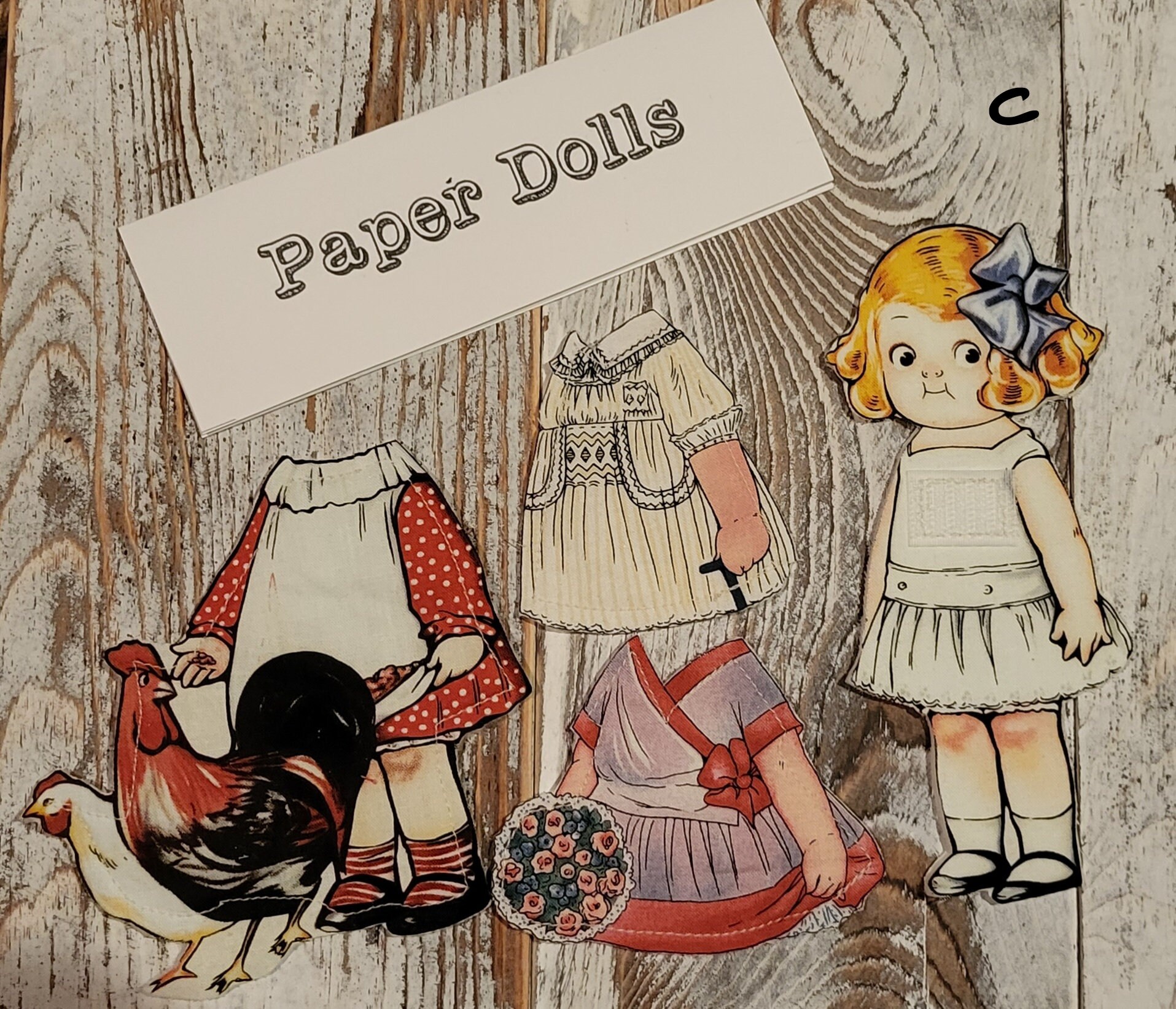 Paper Dolls, Fabric Paper Doll, Vintage Paper Dolls, Velcro Paper Dolls ...