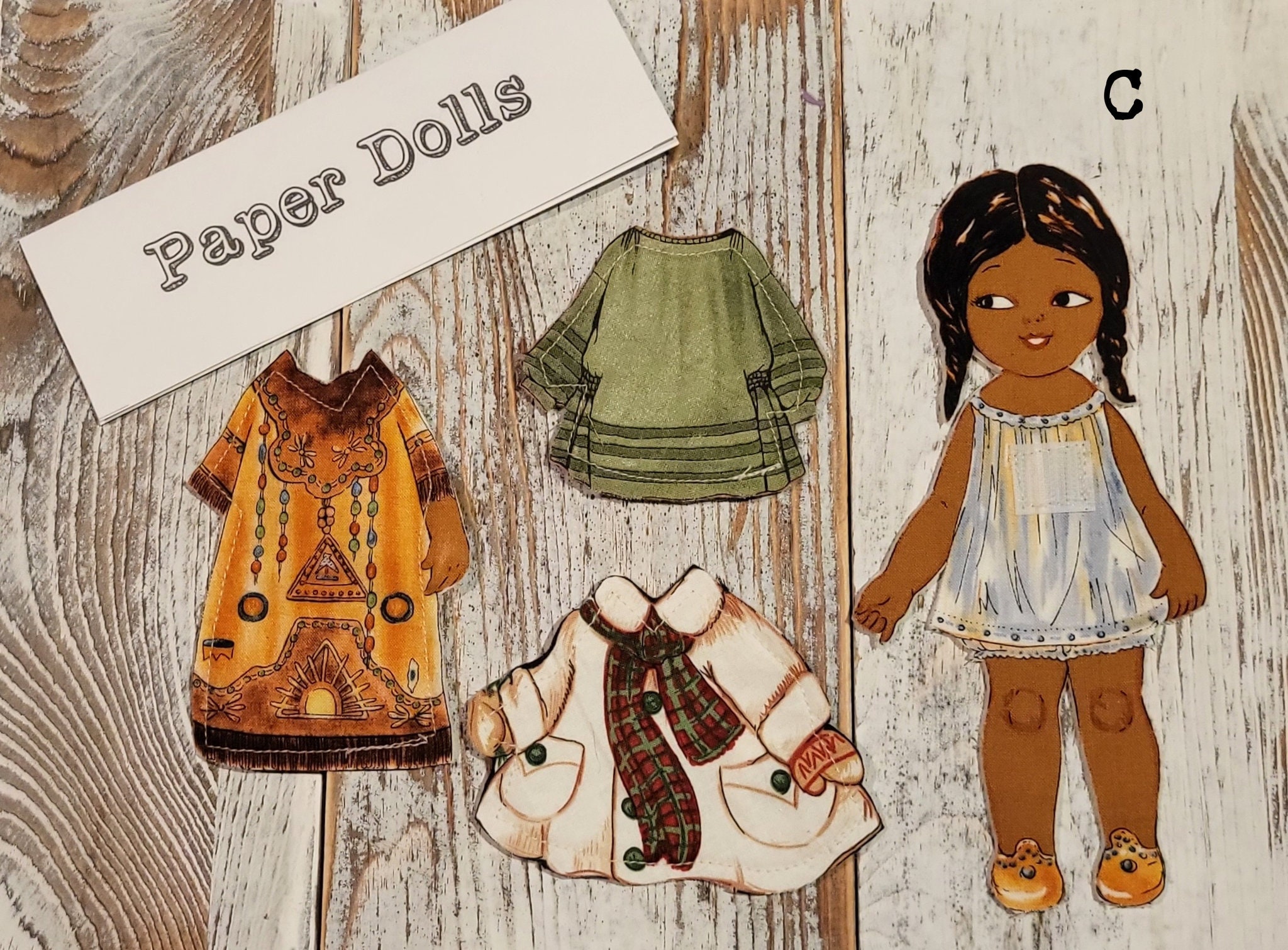 Paper Dolls, Fabric Paper Doll, Vintage Paper Dolls, Velcro Paper Dolls ...
