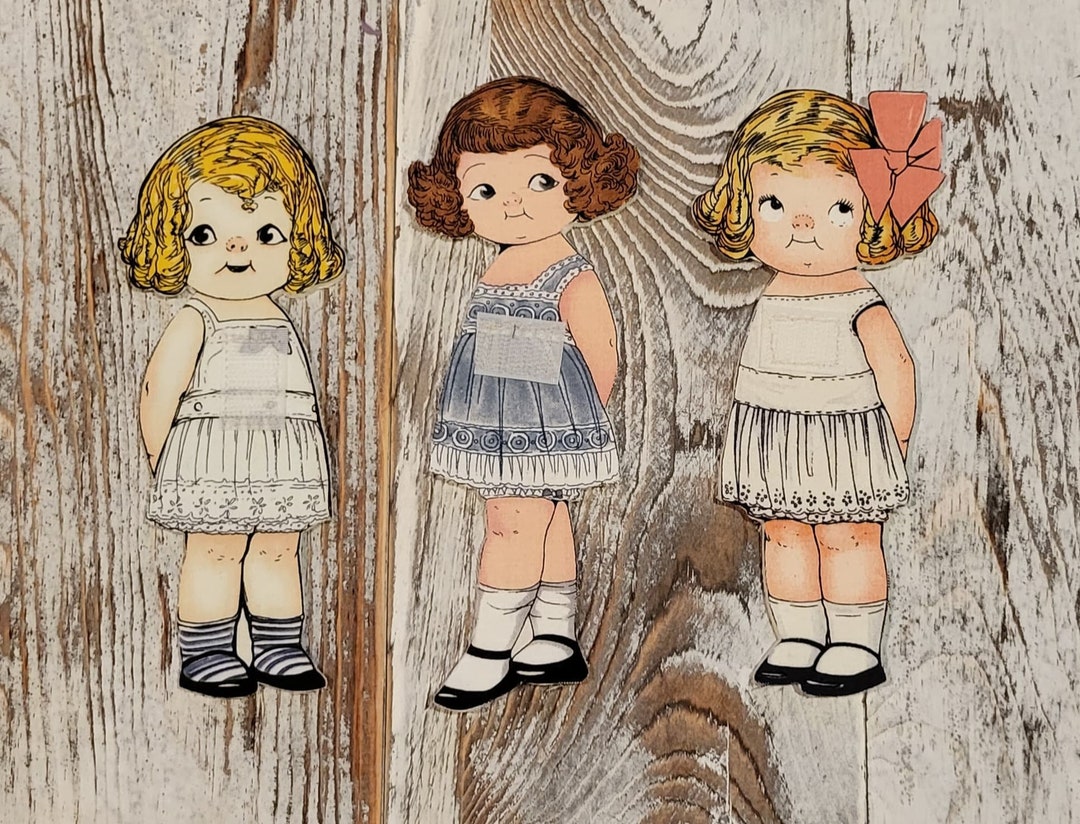 Paper Dolls, Fabric Paper Doll, Vintage Paper Dolls, Velcro Paper Dolls ...