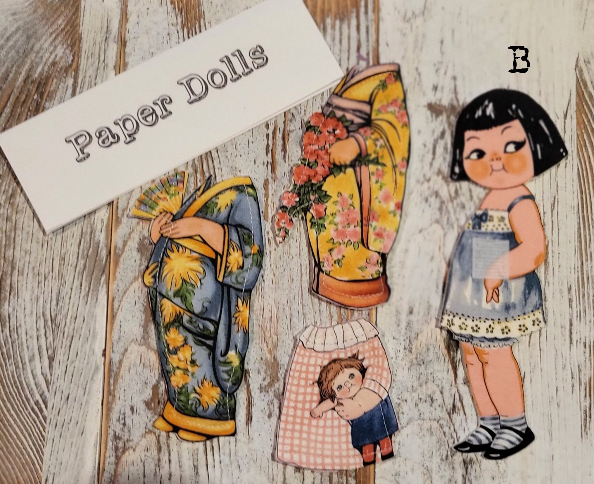 Paper Dolls, Fabric Paper Doll, Vintage Paper Dolls, Velcro Paper Dolls ...