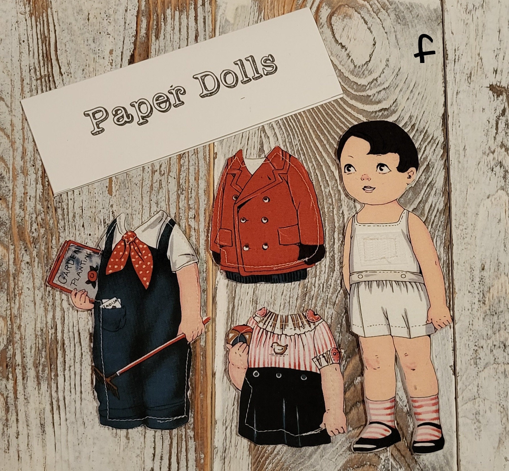 Paper Dolls, Fabric Paper Doll, Vintage Paper Dolls, Velcro Paper Dolls ...