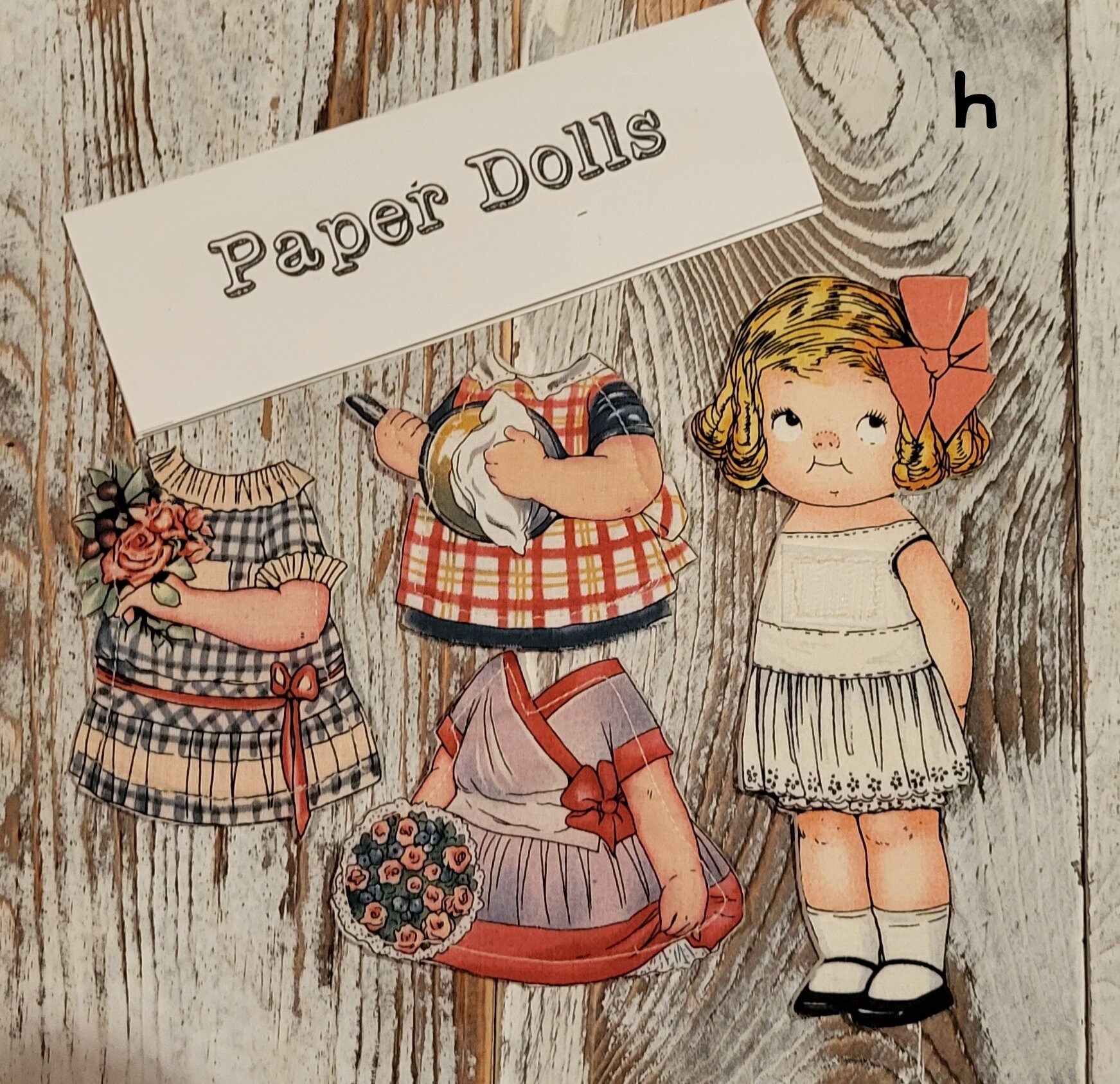 Paper Dolls, Fabric Paper Doll, Vintage Paper Dolls, Velcro Paper Dolls ...