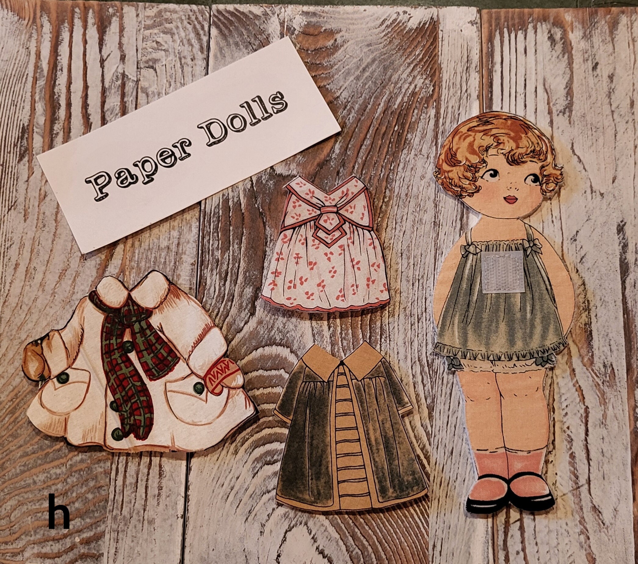 Vintage Fabric Paper Dolls: Bridesmaid Collection With Velcro Clothes ...