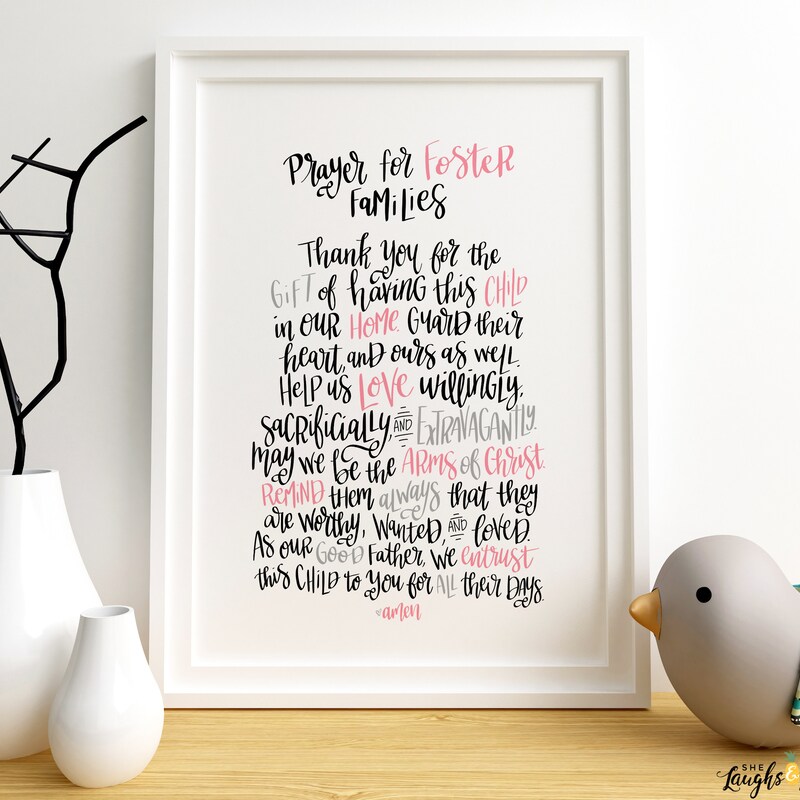 Foster Care Sign - Etsy