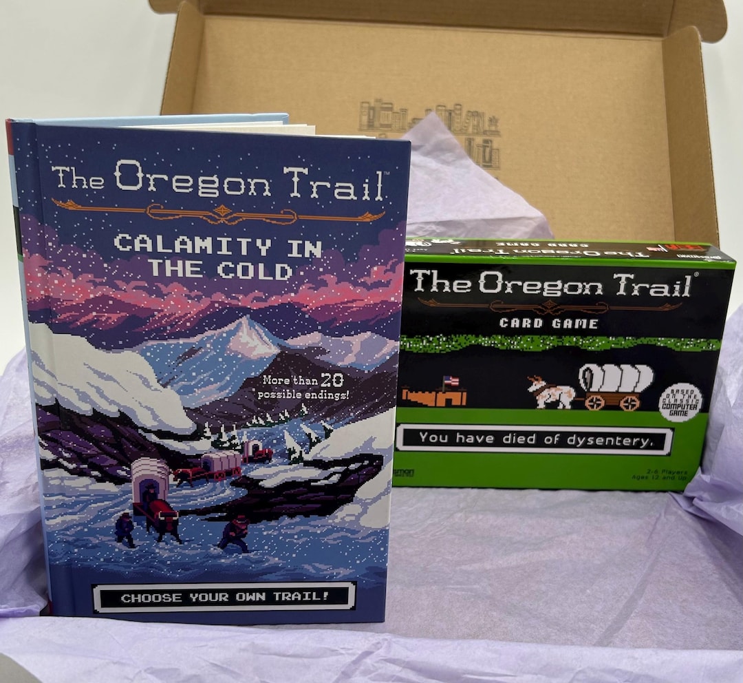 The Oregon Trail Calamity in the Cold Choose Your Own Trail! Book Box ...