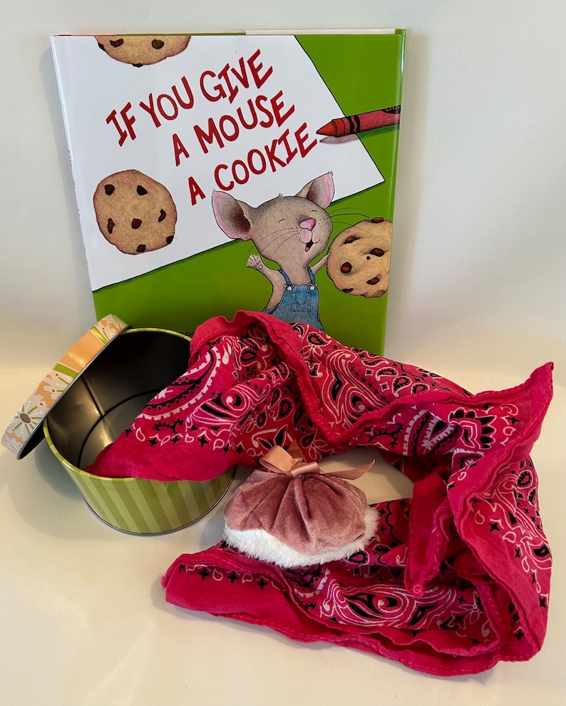 If You Give a Mouse A Cookie Picture Book Box With Manipulatives - Etsy