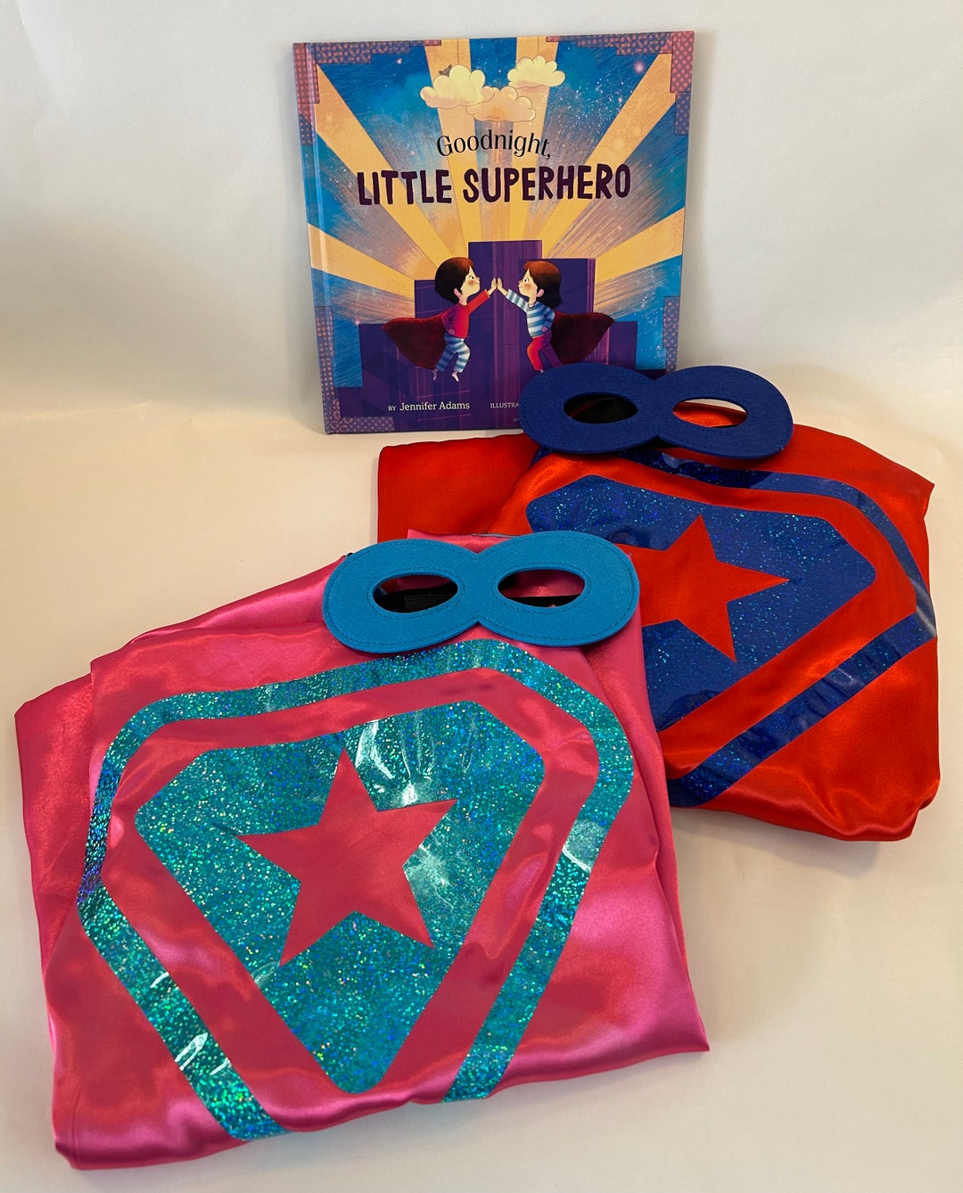 Goodnight, Little Superhero Picture Book Box With Coordinated Capes and ...
