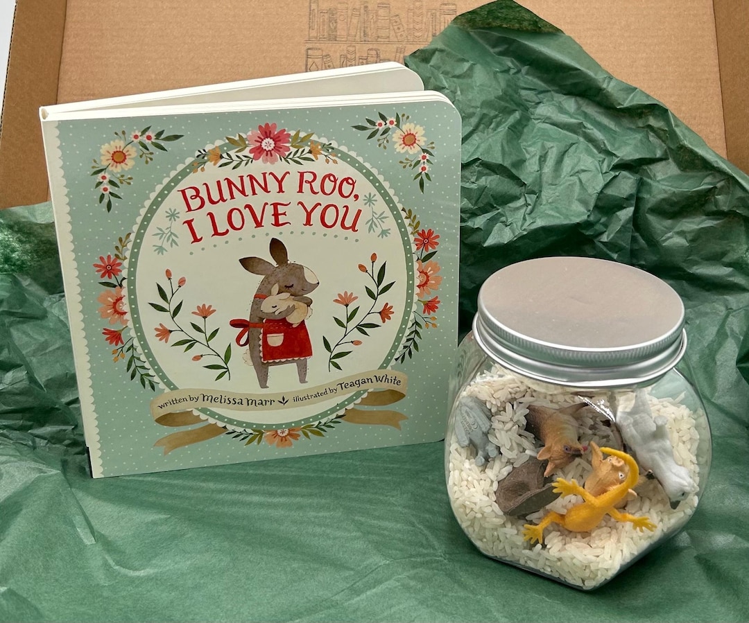 Bunny Roo, I Love You Board Book Box - Etsy