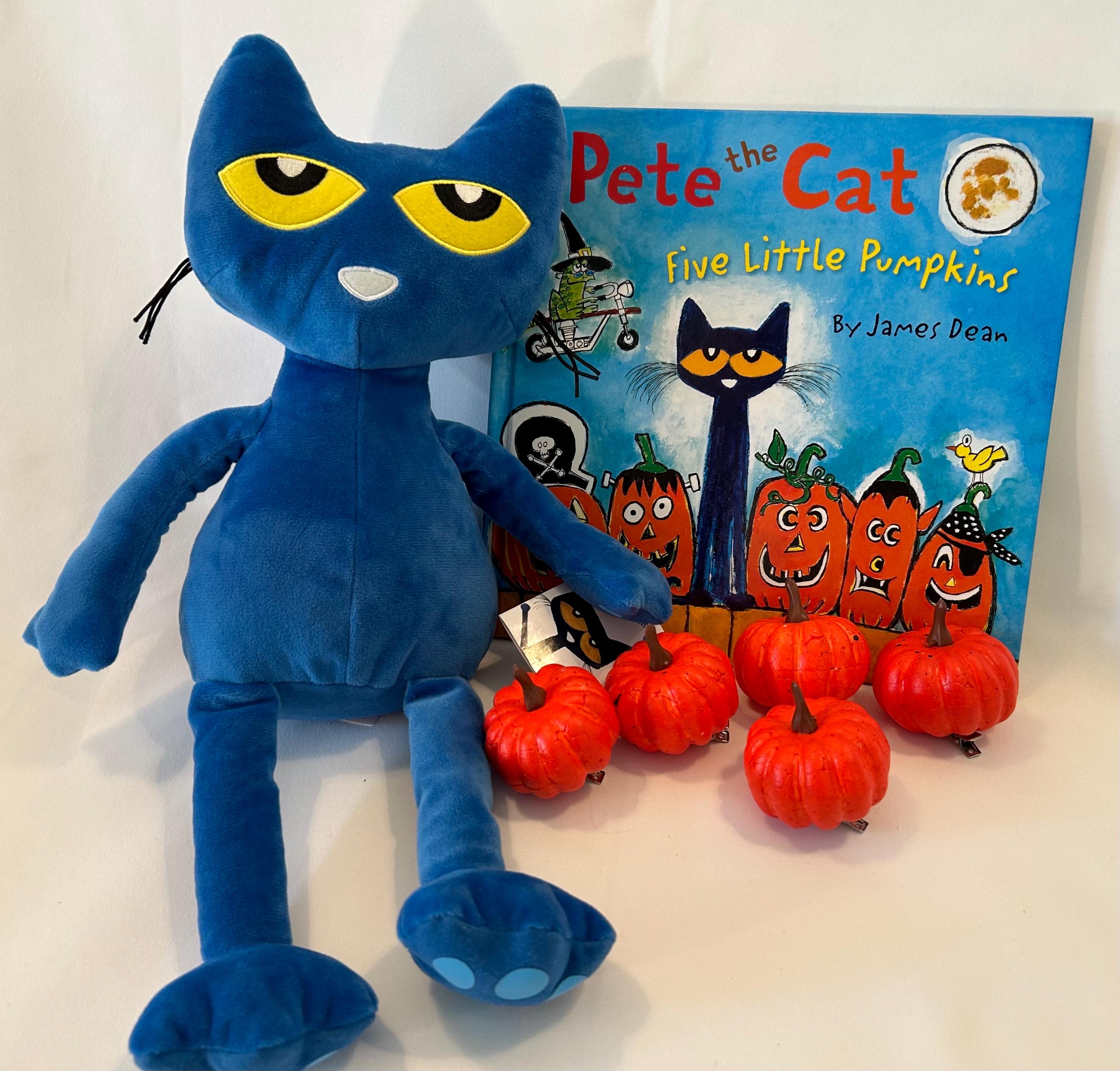 Pete the Cat Five Little Pumpkins Picture Book Box With Plush and ...