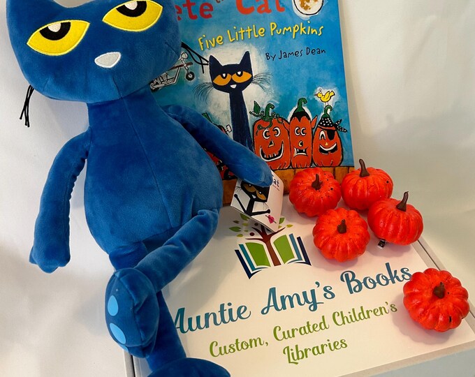 Pete the Cat Five Little Pumpkins Picture Book Box With Plush and ...