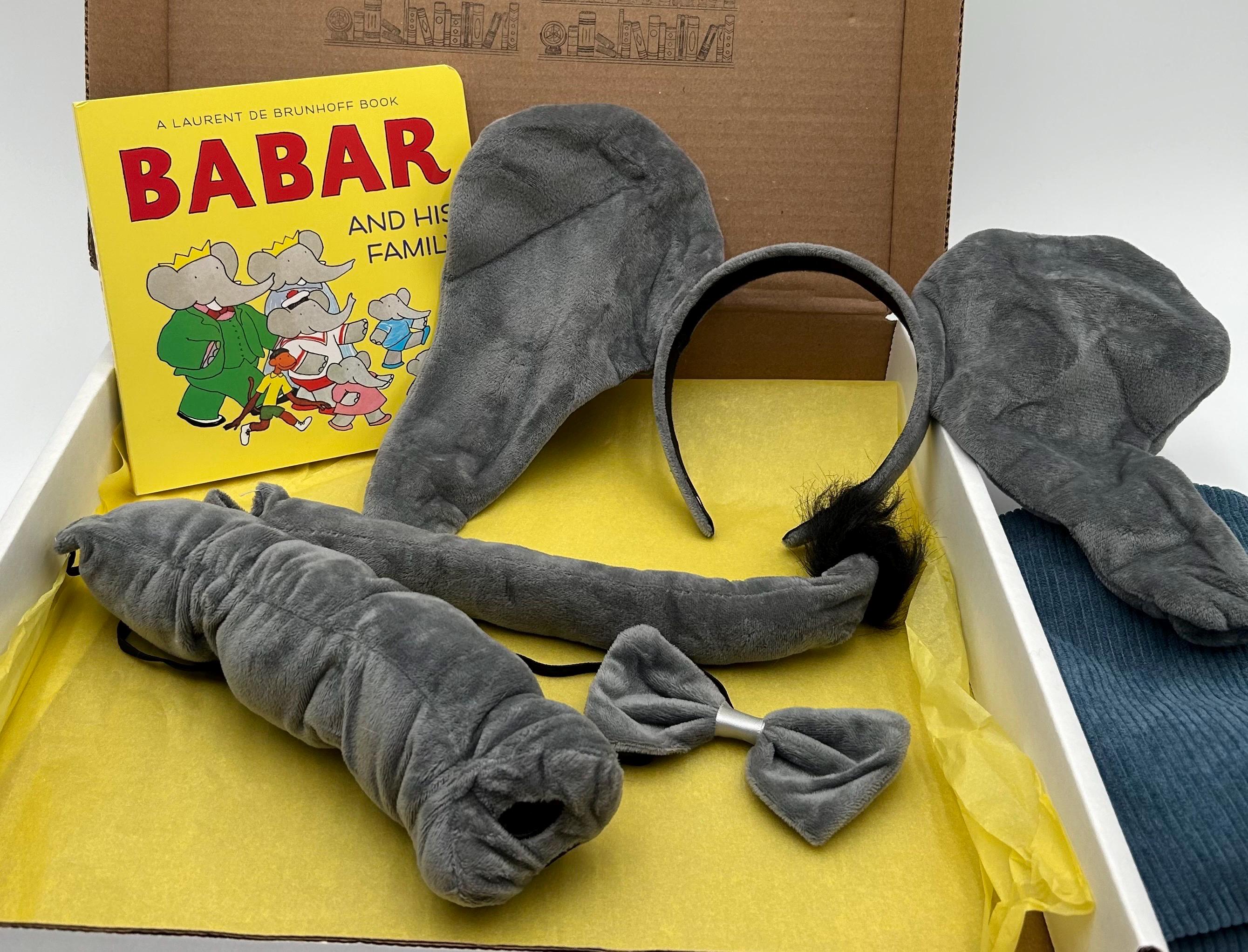 Babar Board Book Box With Costume - Etsy