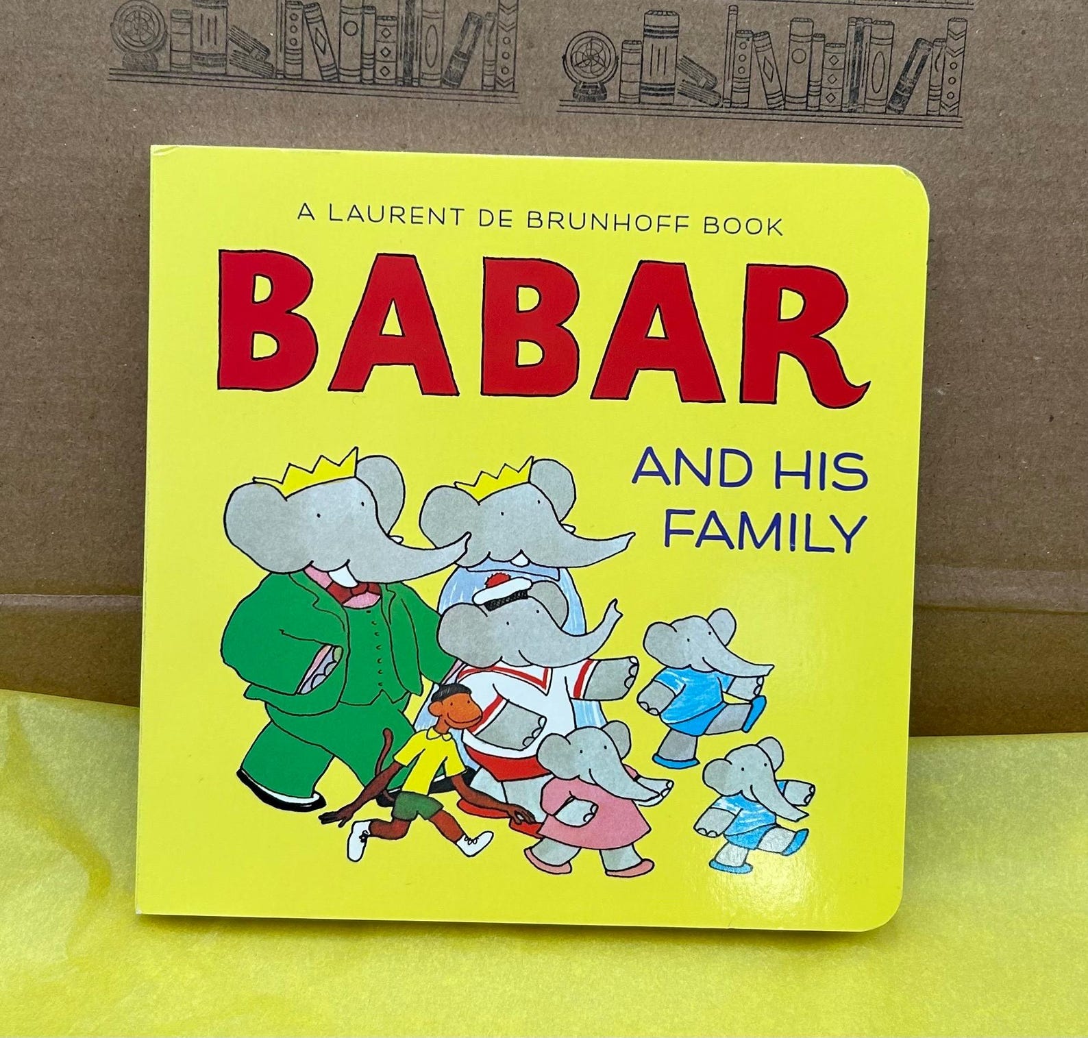 Babar Board Book Box With Costume - Etsy