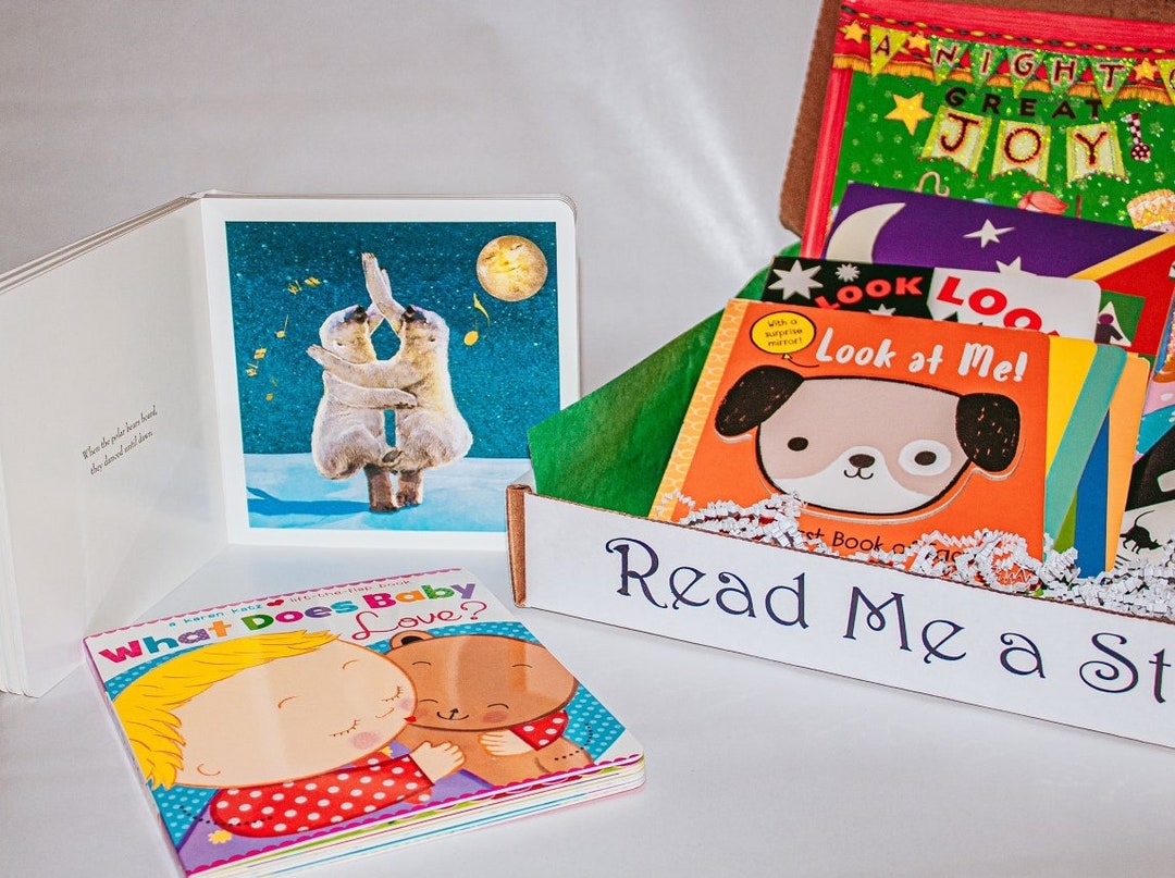 Board Book Box for Baby's 1st Birthday - Etsy