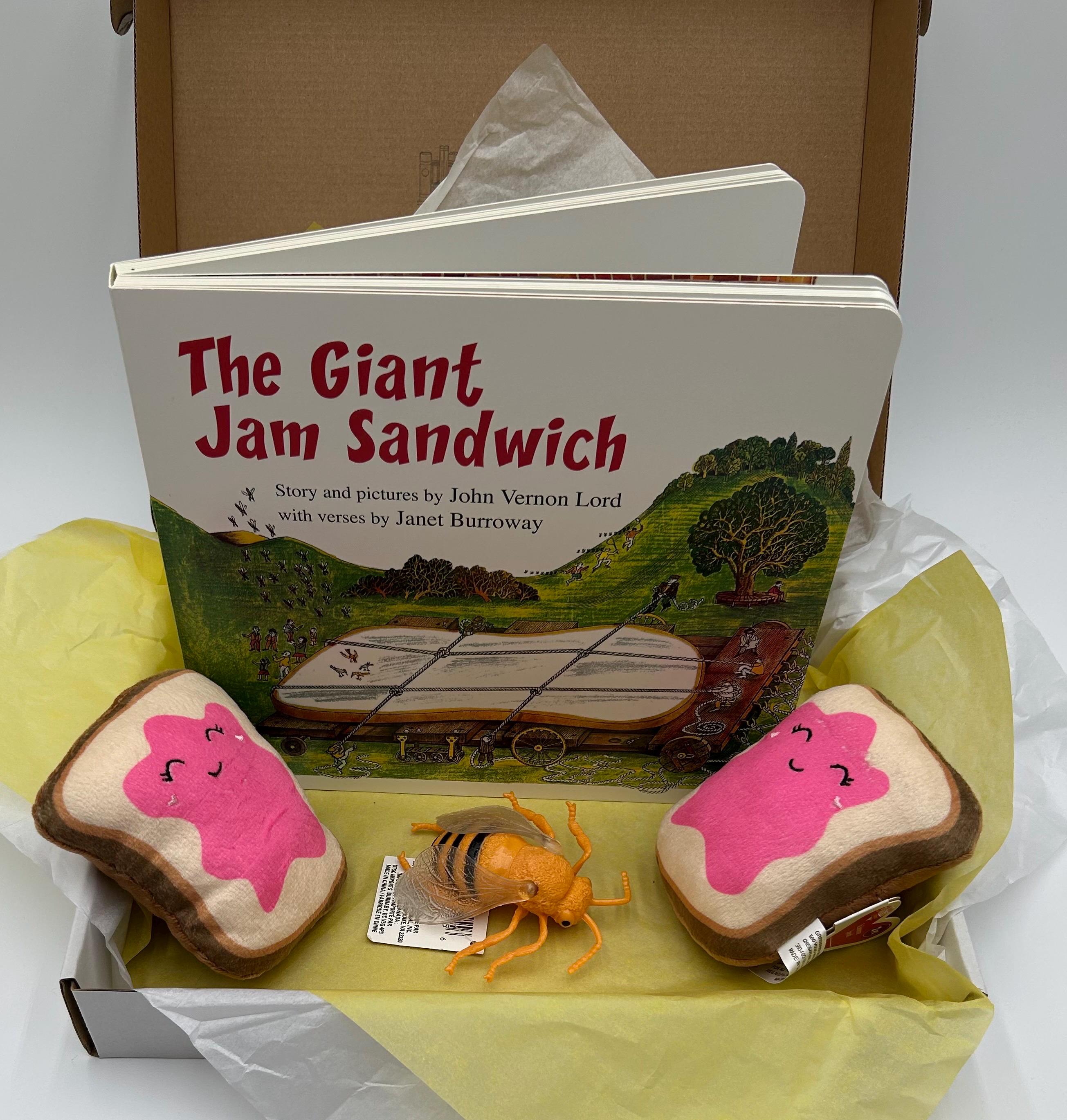 The Giant Jam Sandwich Board Book Box With Plush - Etsy