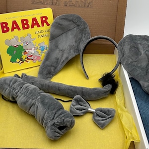 Babar Board Book Box With Costume - Etsy