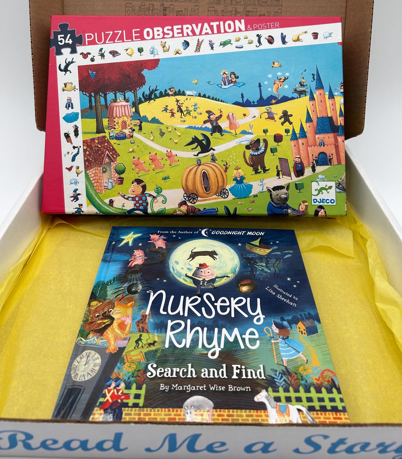 Search and Find Picture Book Box With Puzzle - Etsy